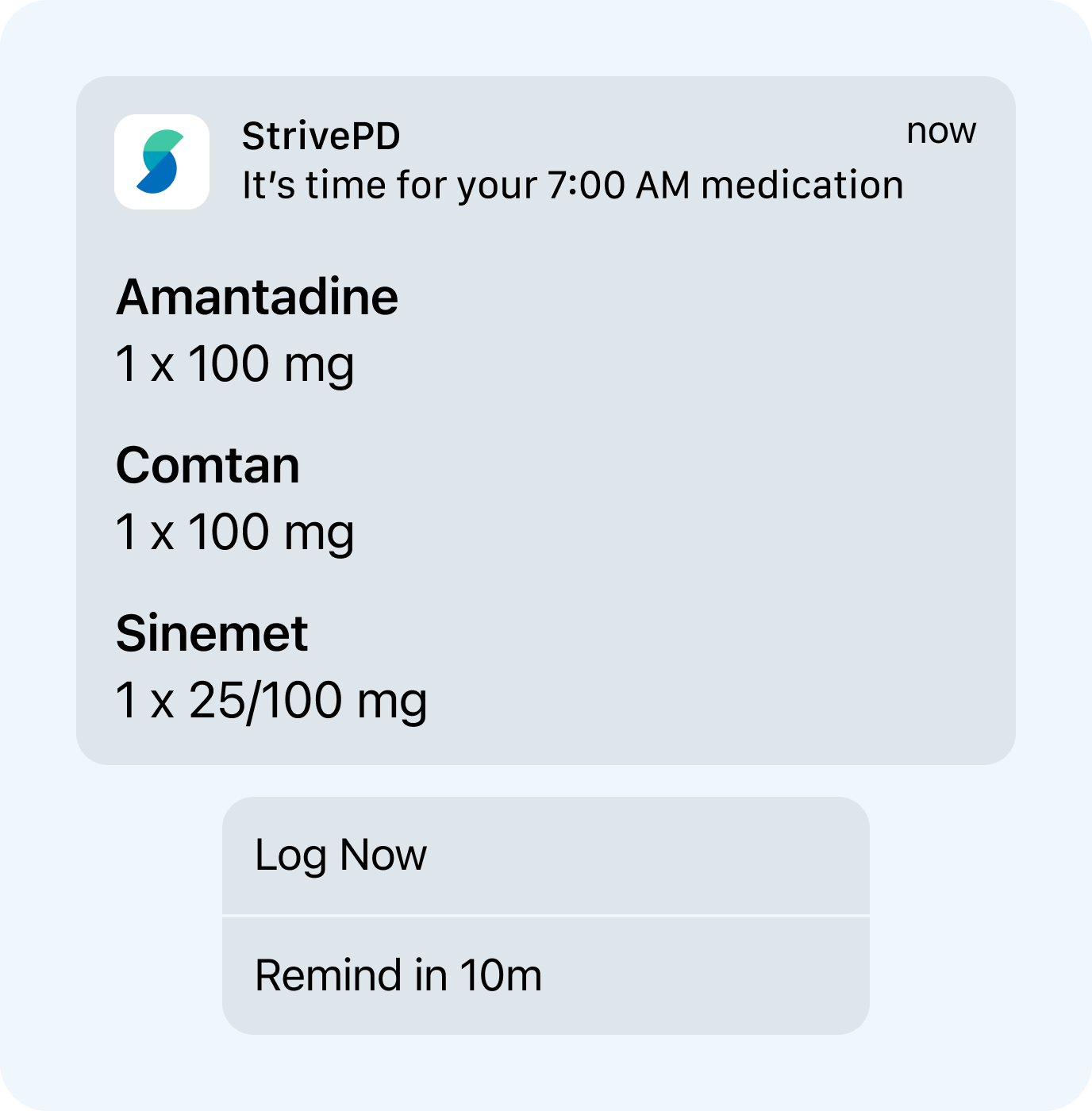 Next Medication – StrivePD